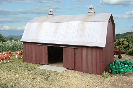 Walthers 933-3330 HO Meadowhead Barn Kit | The Train Shoppe @ Gardner ...