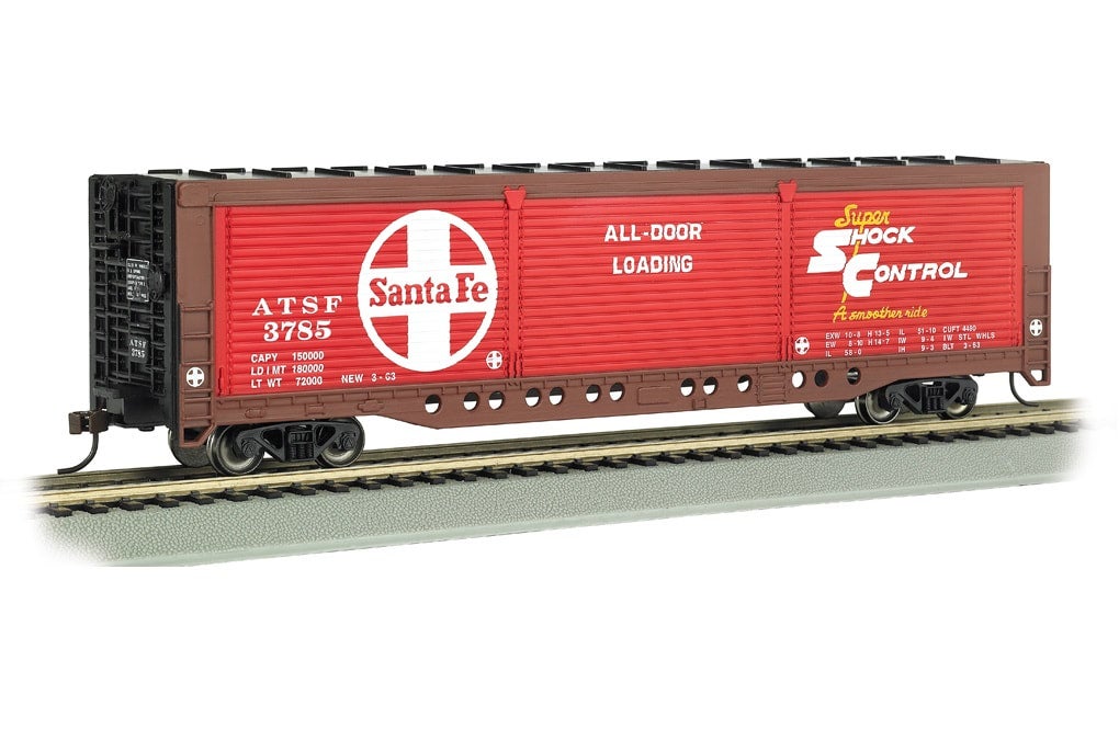 Bachmann 18140 HO Evans All Door Boxcar AT&SF #3785 | The Train Shoppe ...
